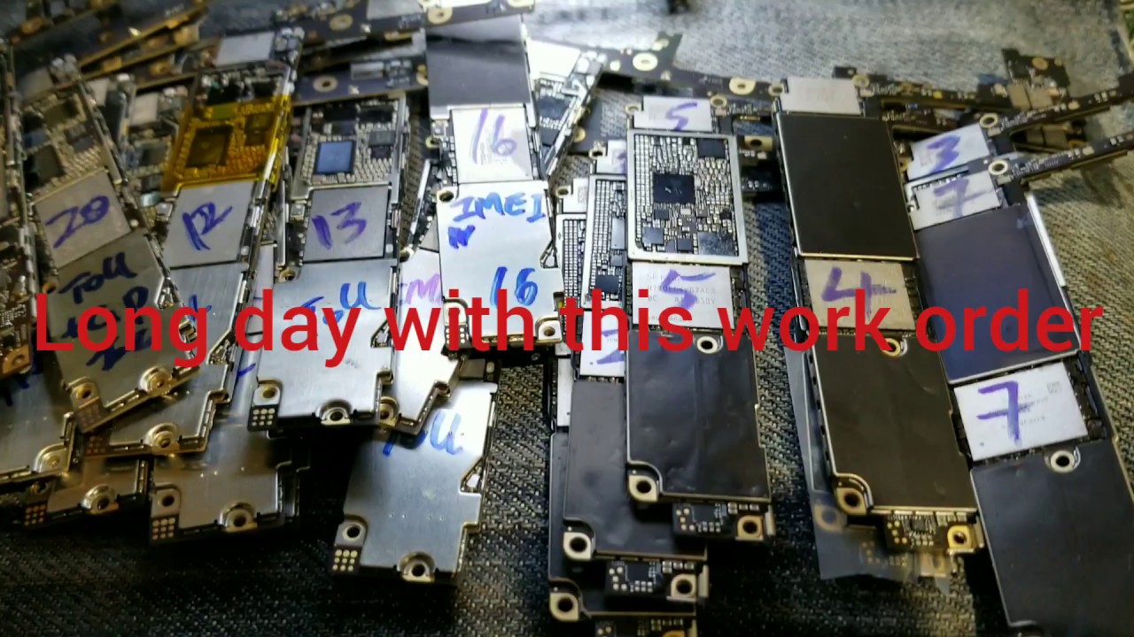 Long day for this repair lot all mainboard ic chip repair - YouTube