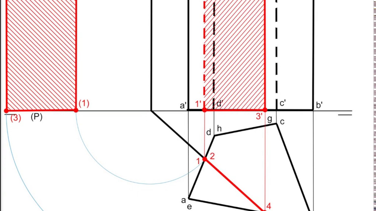 Sección PRISMA- PLANO PROYECTANTE - YouTube