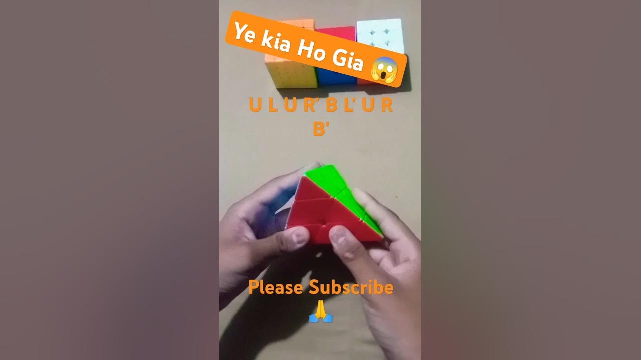 Pyramix Cube Checkerboard Pattern Tutorial #shortsfeed #shorts - YouTube