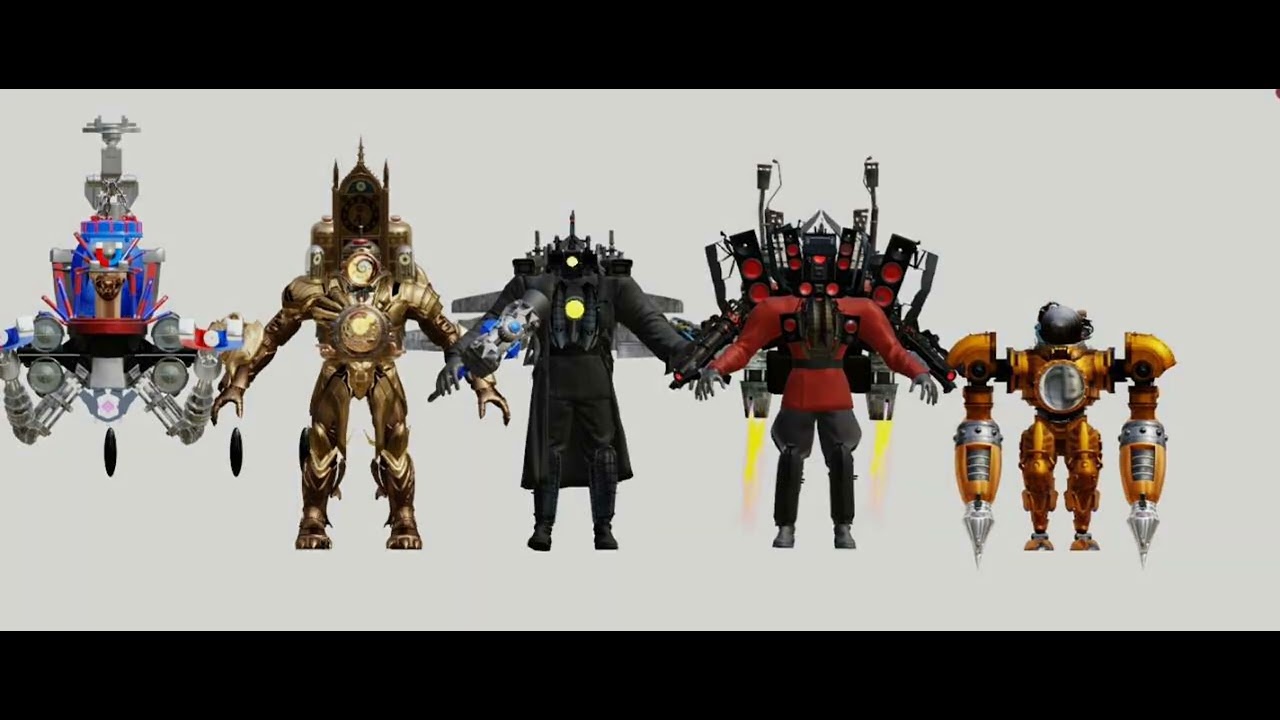size of the titans on dom studio's - YouTube