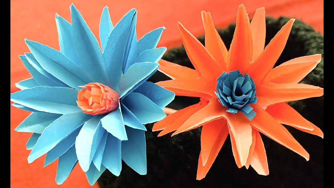 How To Make A Simple Paper Flower DIY Crafts Cute Flowers Neon How To Make A Simple Paper Flower DIY Crafts Cute Flowers Neon