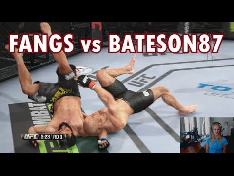EA SPORTS UFC | FANGS vs BATESON87 ONLINE MATCH !!! - YouTube
