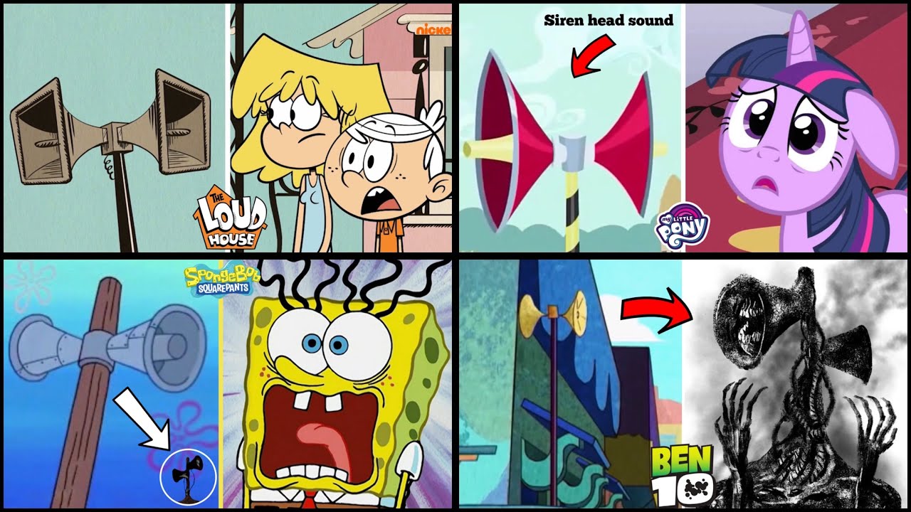 All Siren Head Appearances In Tv Shows (Spongebob, The Loud House ...