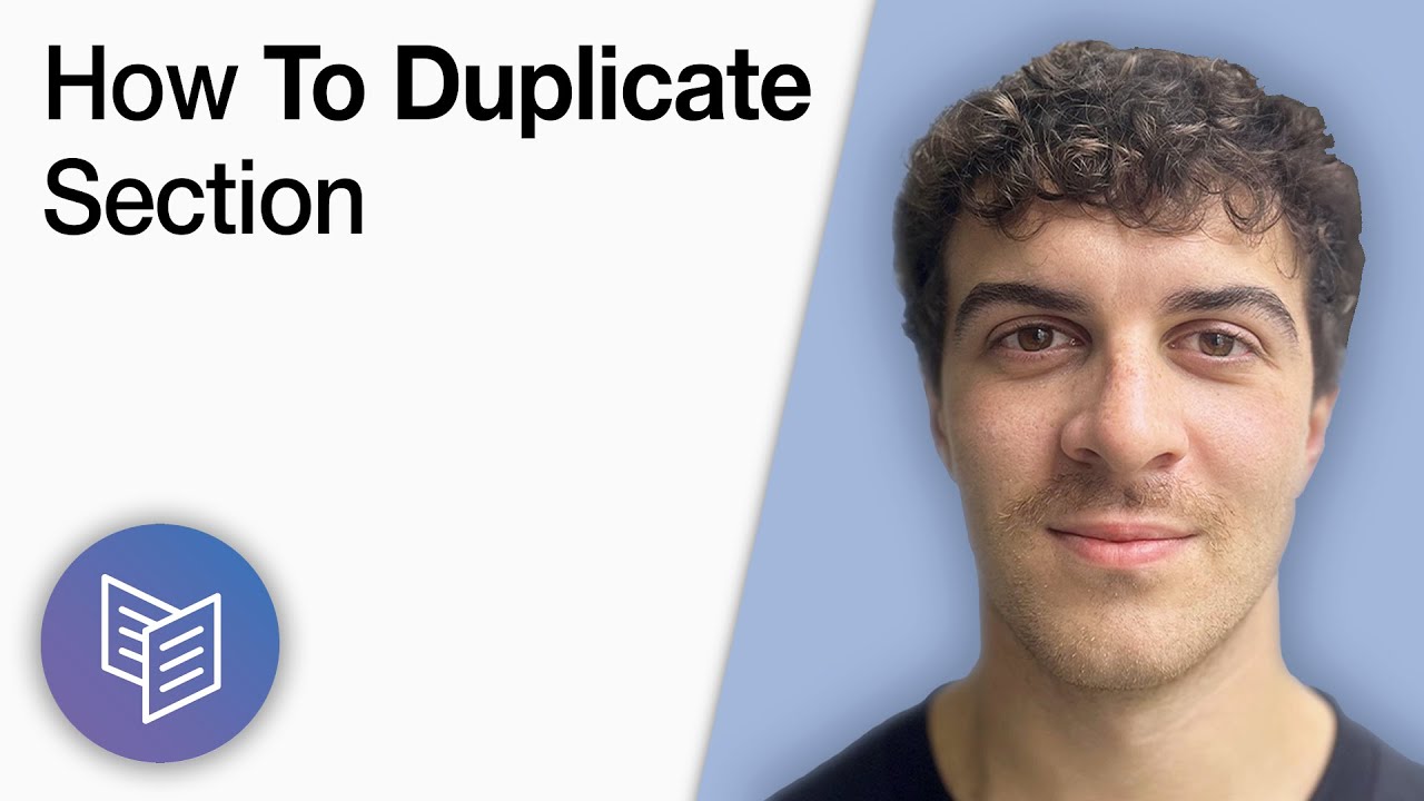 How to Duplicate Section in Carrd [2025 Full Guide] - YouTube