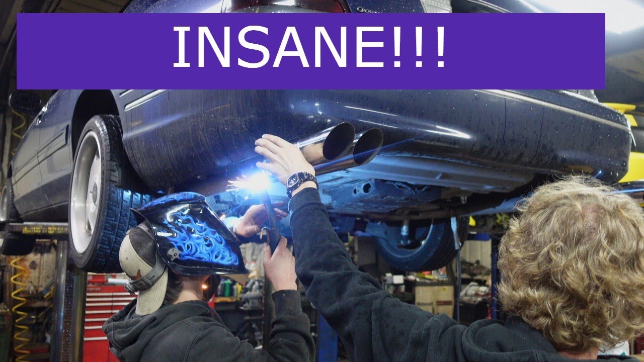 VIP ACURA TSX AND CROWN VIC GET BLASTPIPES! Sound and look crazy - YouTube