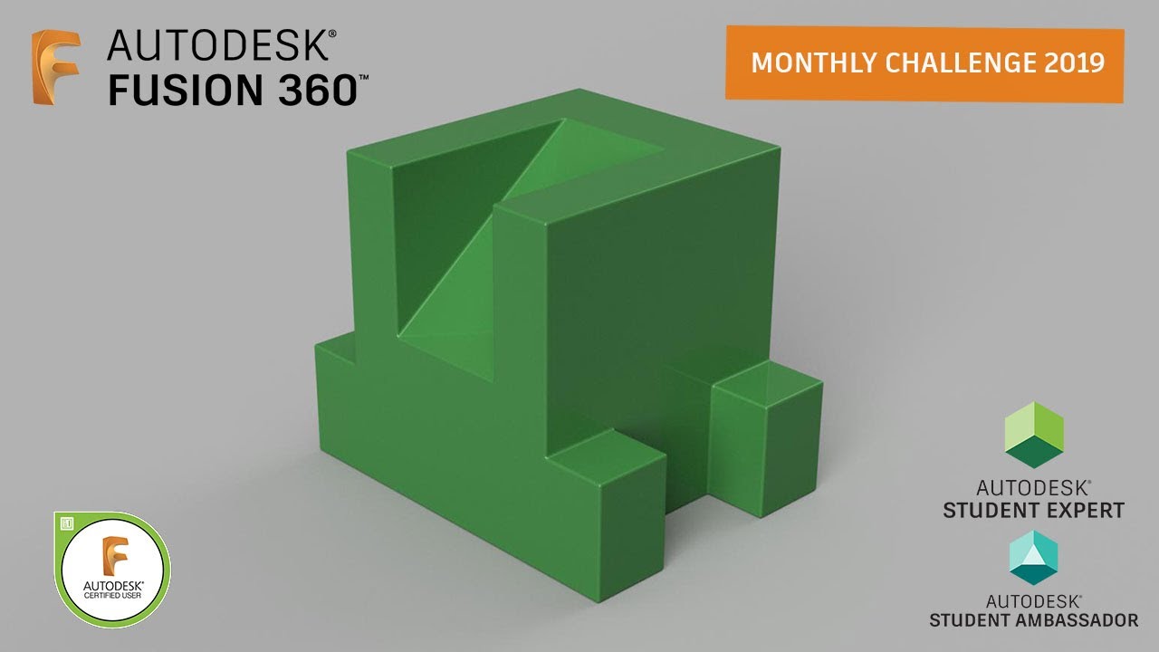 Fusion 360 Monthly Challenge June 2019 - YouTube