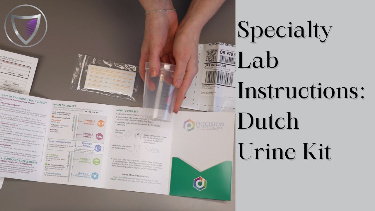 Specialty Labs: Dutch Urine Kit - YouTube