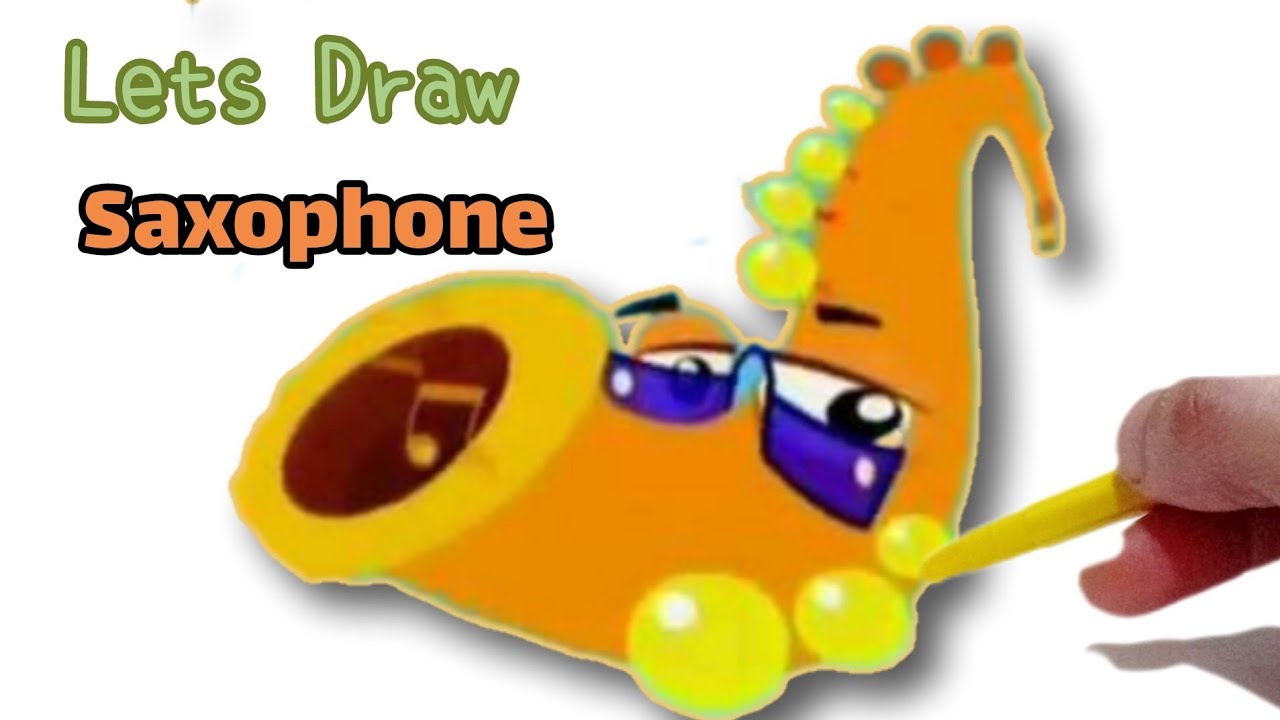 How to Draw a SAXOPHONE |JAMMERS| - YouTube