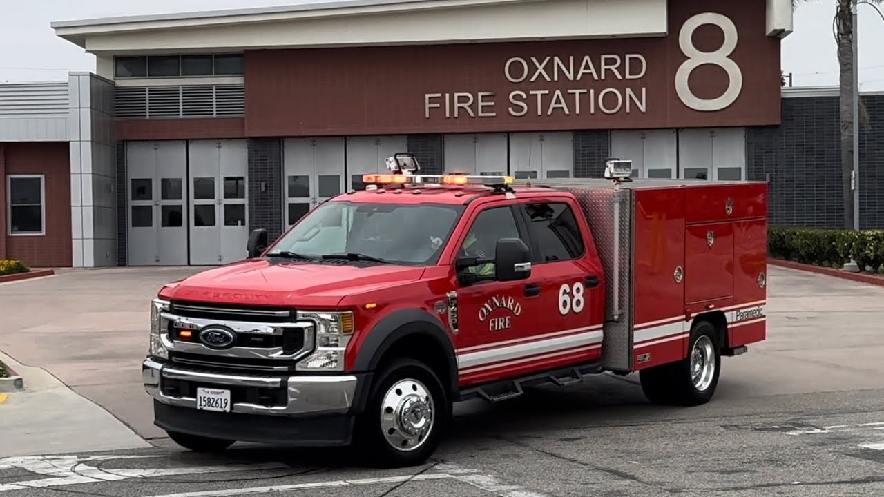 Oxnard Fire Department Squad 68 ( SQ68 ) Responding to a Medical ...