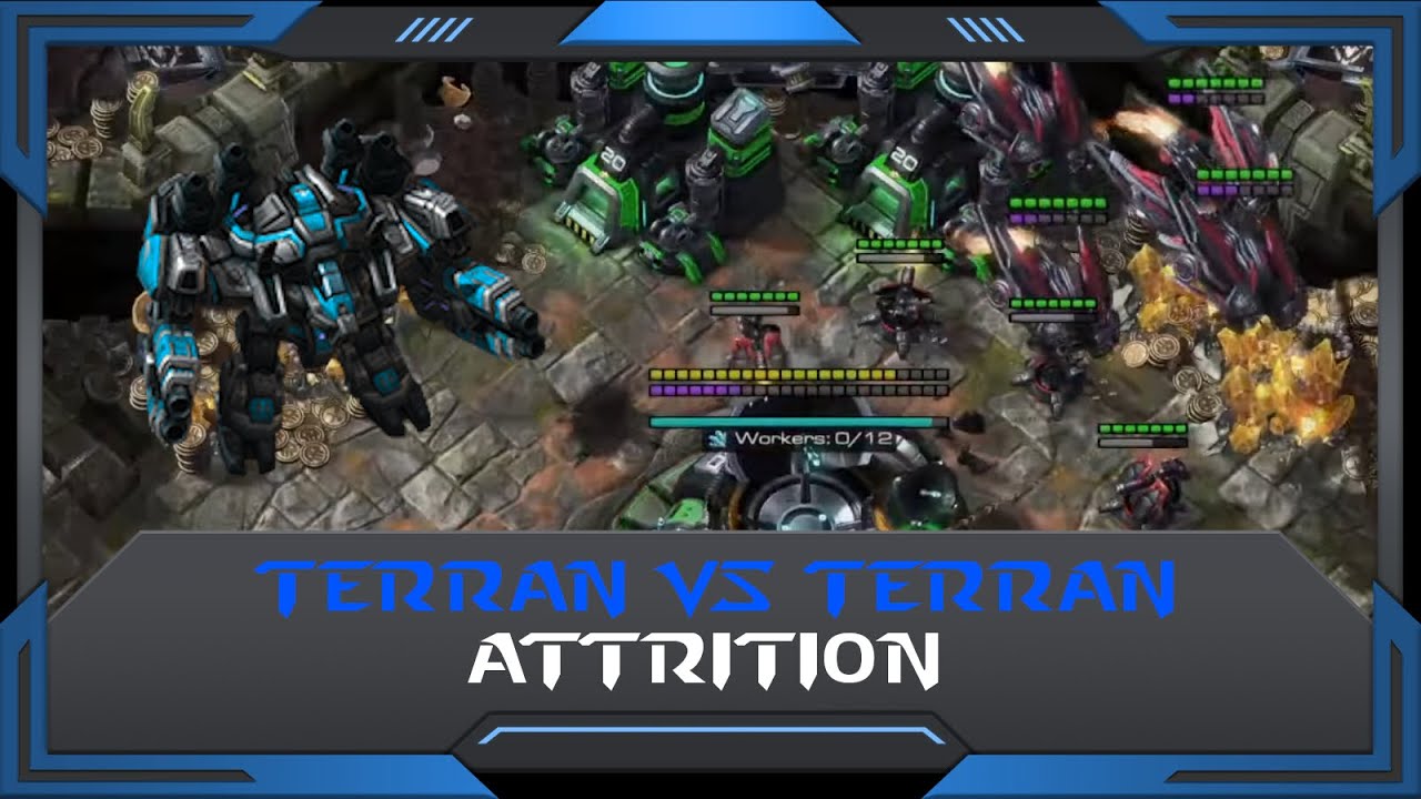 StarCraft 2 (RuFF Highlight): Attrition - YouTube