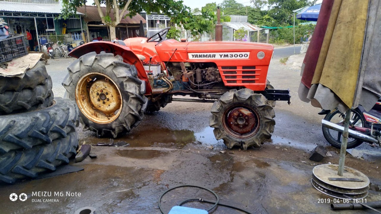 yanmar 3000 độ cầu trước - YouTube