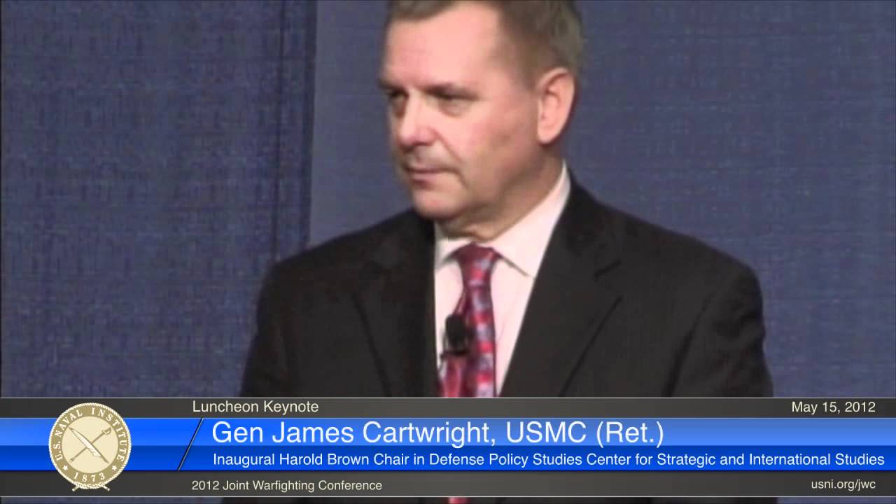 Luncheon Keynote: Gen James Cartwright, USMC (Ret.) - YouTube