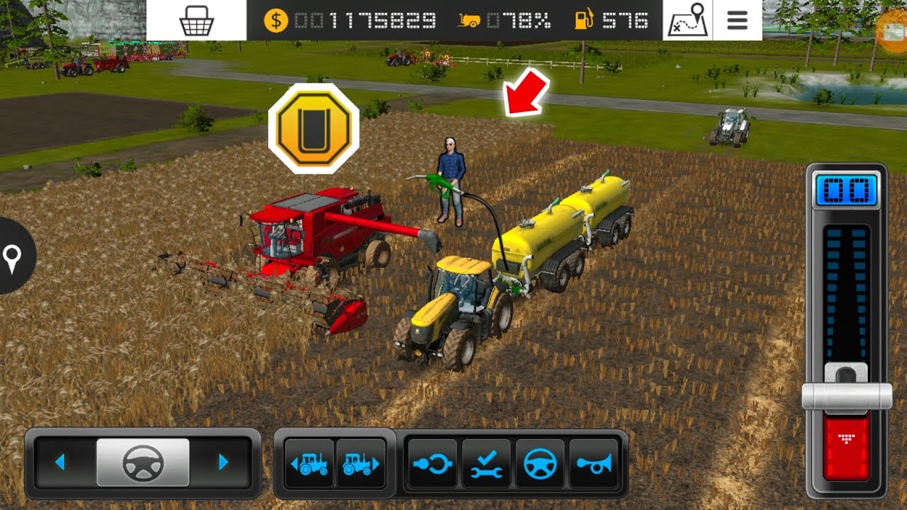 Fs16 Farming simulator 16 | Combined Harvester in fs 16 Game ! - YouTube