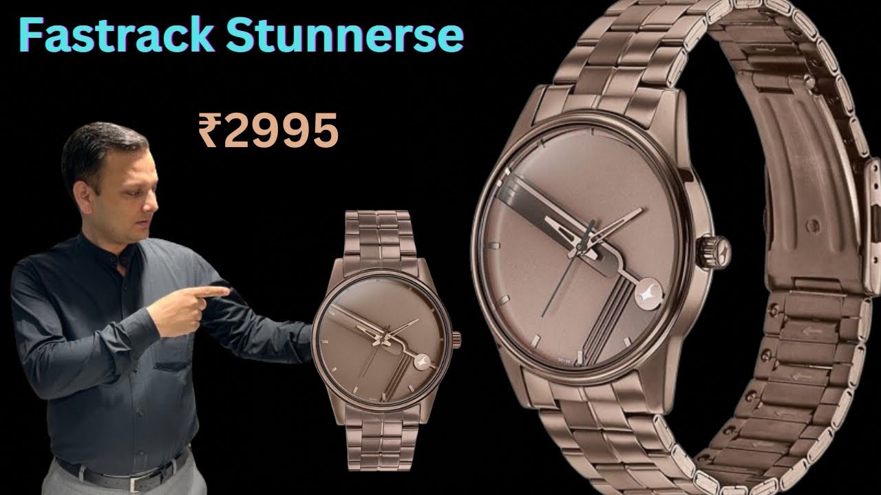 Review Fastrack men’s watch| Fastrack Stunnerse Quartz Analog Brown ...