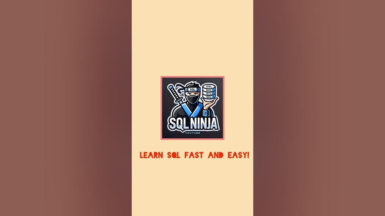 SQL Ninja Intro: Learn SQL Fast and Easy!#technology #database #sql#viralvideo#trending - YouTube