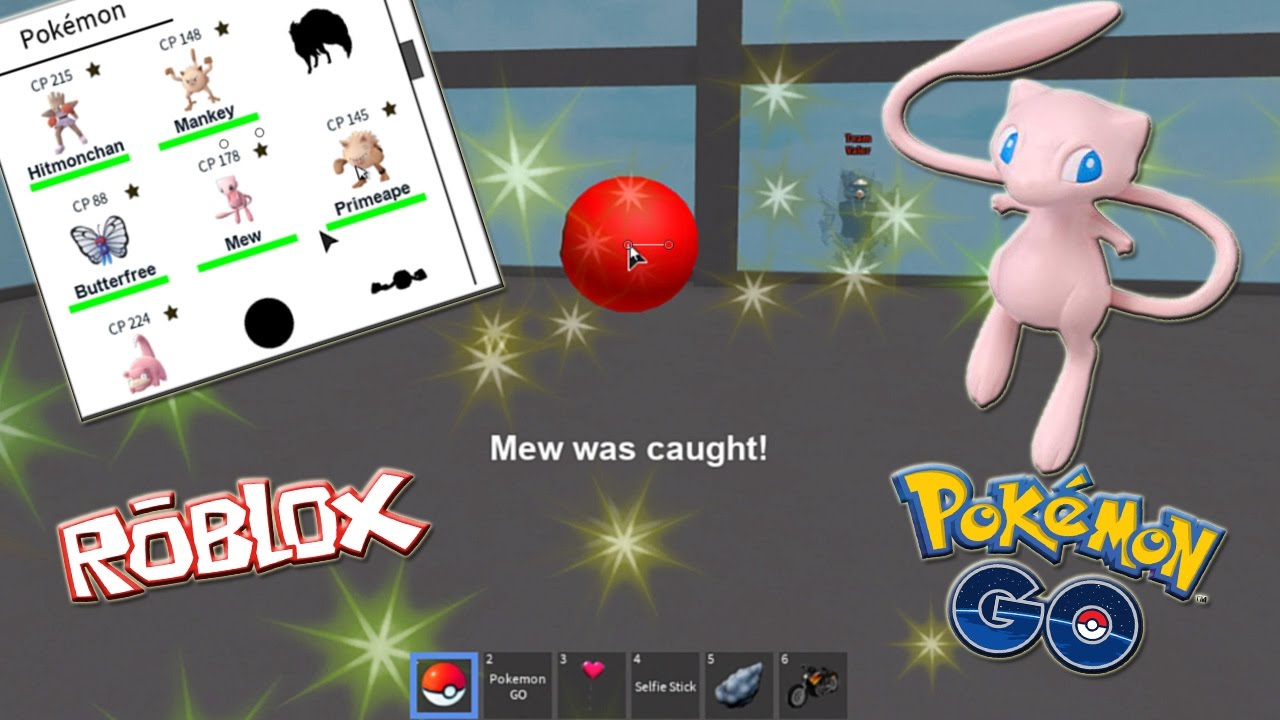 CAPTURANDO A MEW - ROBLOX POKEMON GO | Keibron Gamer - YouTube