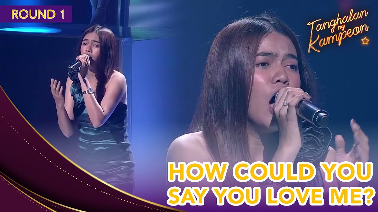 Can Cess Ubaldo reach the HIGHS of 'How Could You Say You Love Me?' | Tanghalan Ng Kampeon - YouTube
