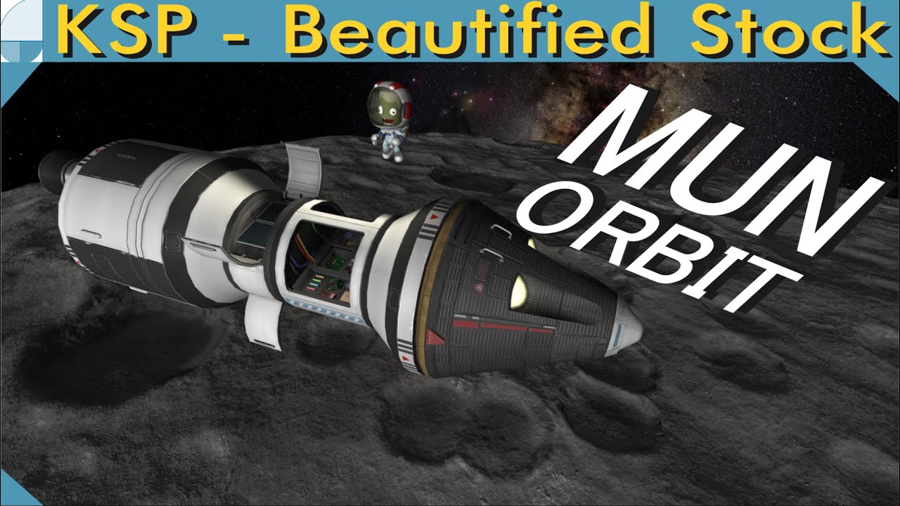 Orbiting the Mun | KSP Stream Edit - YouTube