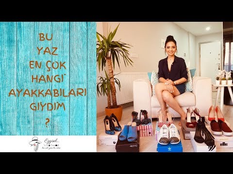YAZLIK AYAKKABI ÖNERİLERİM || AYAKKABI KOMBİNLERİM