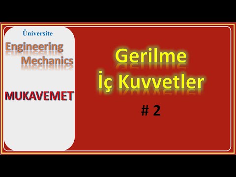 Mukavemet: Yükleme ve İç Kuvvetler