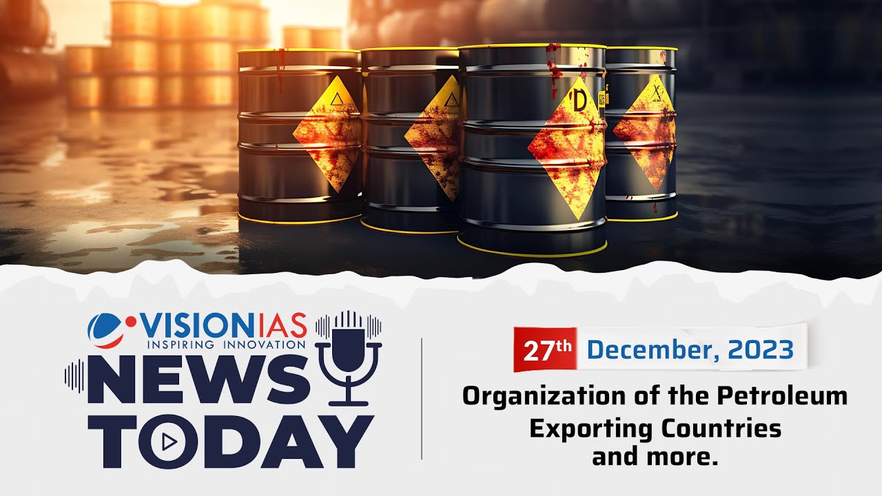 News Today | Daily Current Affairs | 27th December, 2023 - YouTube