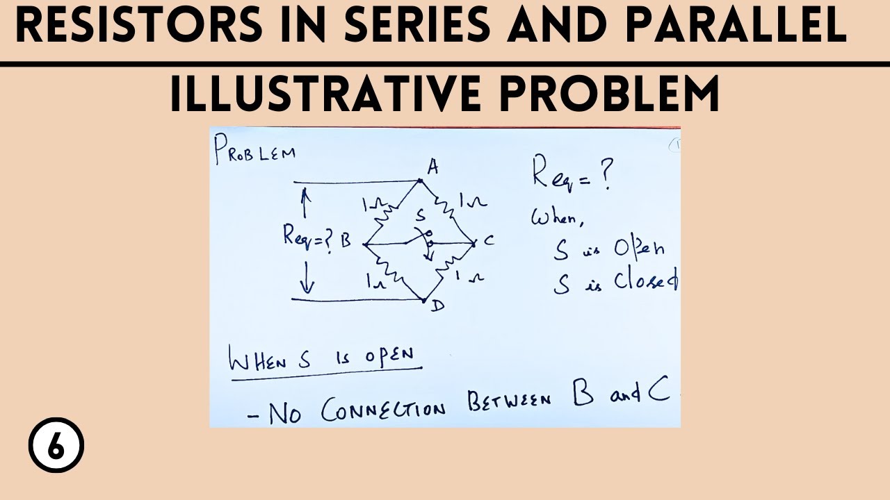 Resistors in Series and Parallel (Problem) | Circuit Theory | UNIT 1 ...