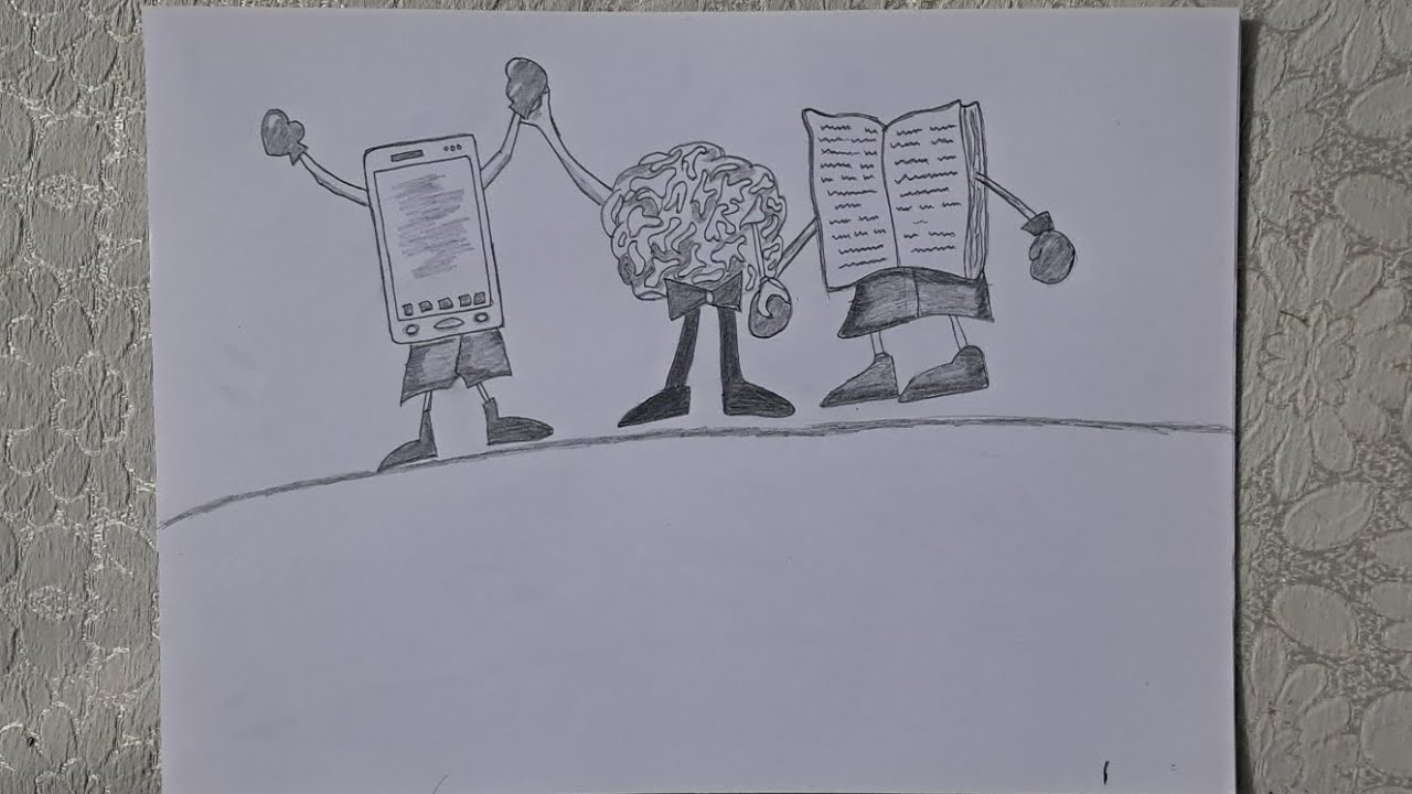 # Pencil Sketch | Deep meaning | lossing value of book | Shubh Art ...