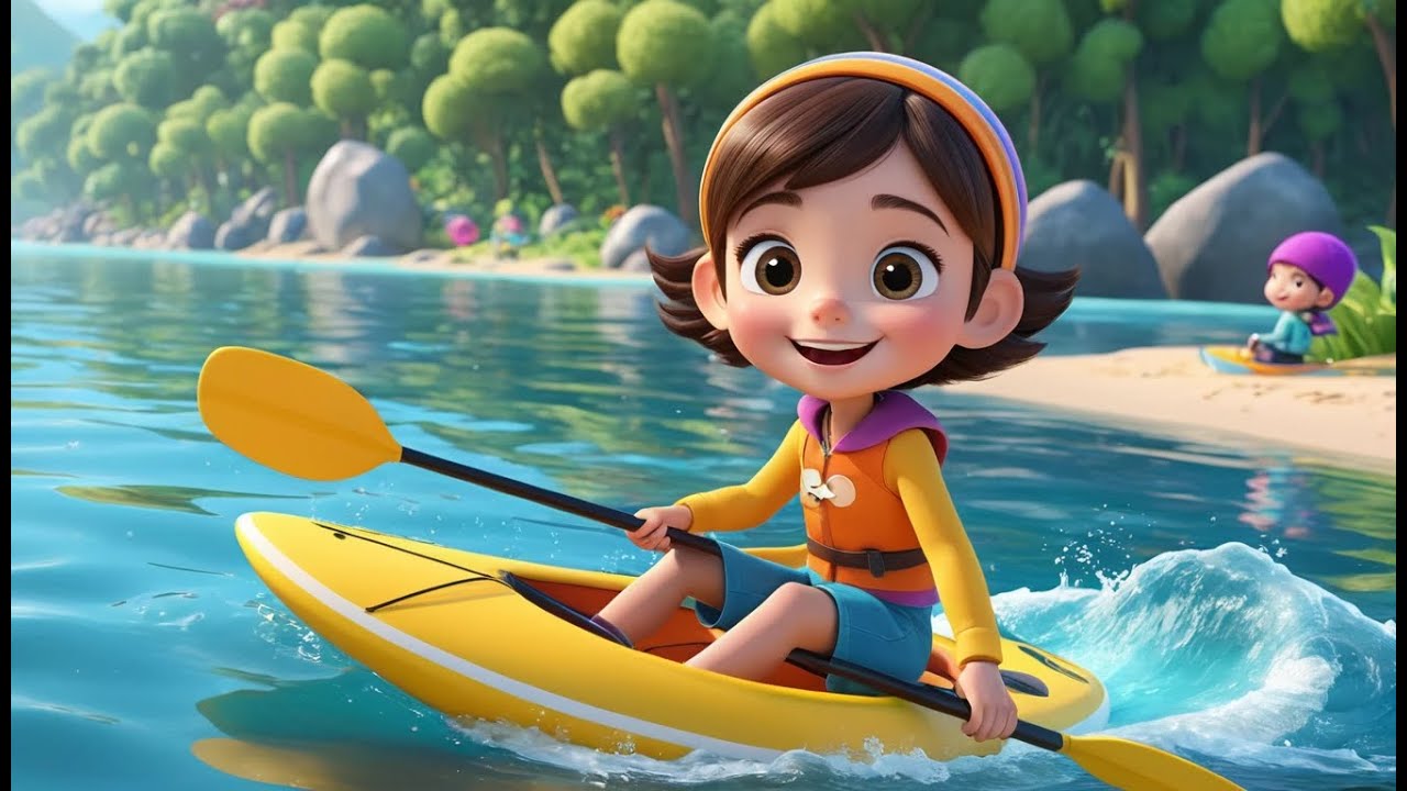 Row Your Boat – Over the Dreamy Stream! + More | Gentle Water and ...