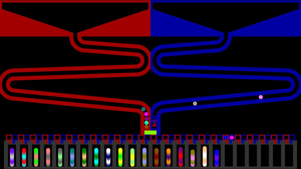 Combination Survival Worm Race in Algodoo - YouTube