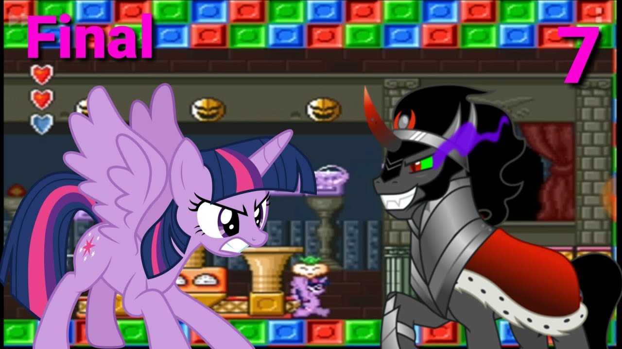 Twilight Vs Rey Sombra | Super Pony All Stars - Pony Poki Panic | Playthrough Parte 7 (Final ...