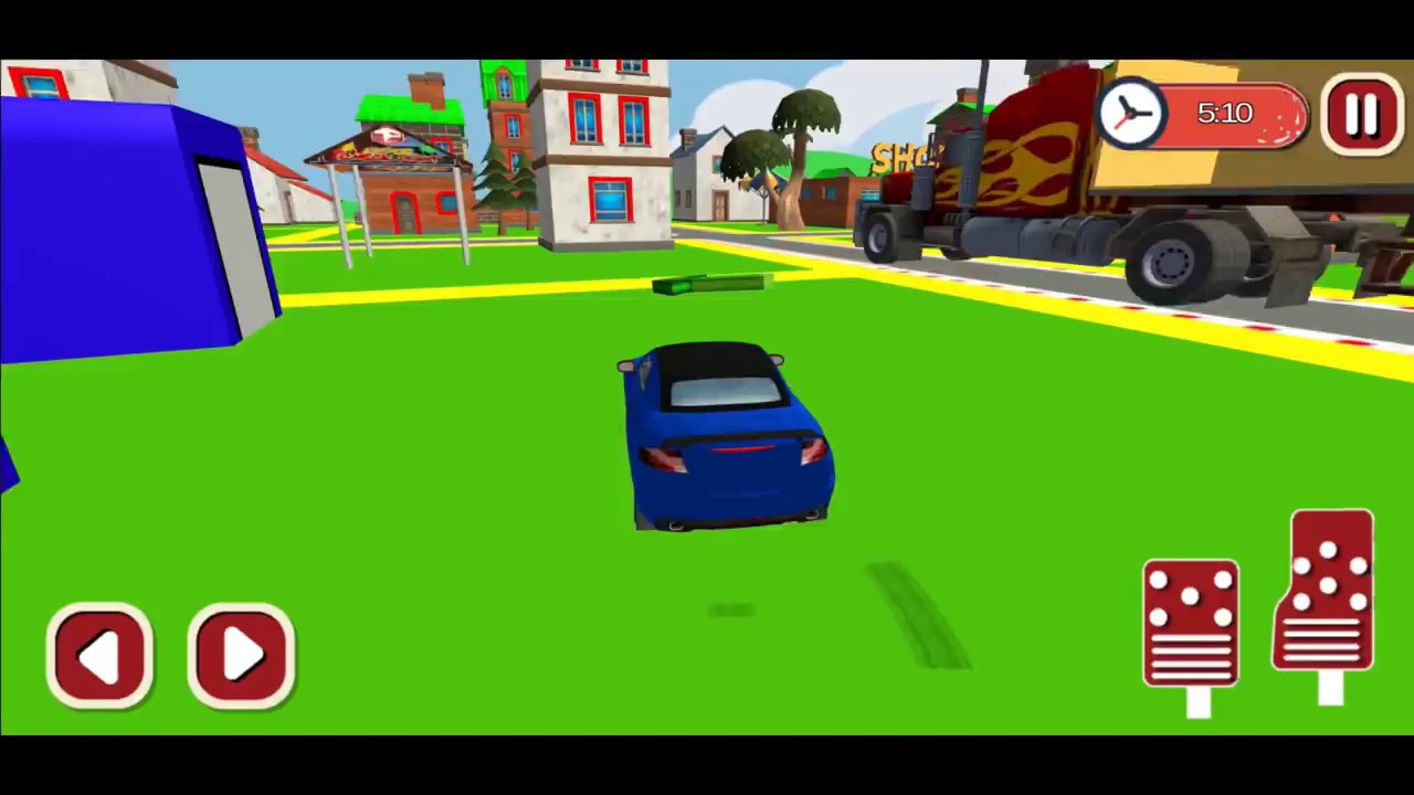 Learn colors with cars. Blue car, red car, yellow car. - YouTube