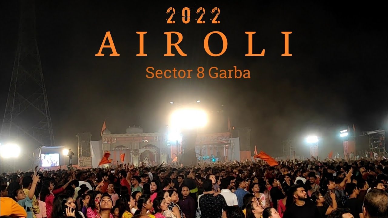 Airoli sector 8 garba 2022 || airoli sector 8 public || airoli garba ...