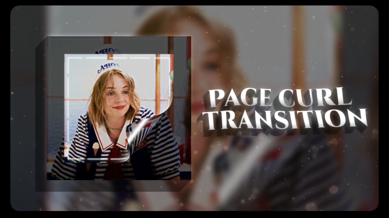 Page Curl Transition Free Xml Preset Alight Motion Youtube