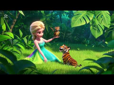 🌴🐯 Elsa & Baby Tiger’s Tropical Music Adventure 2! 🎵 🎉 - YouTube