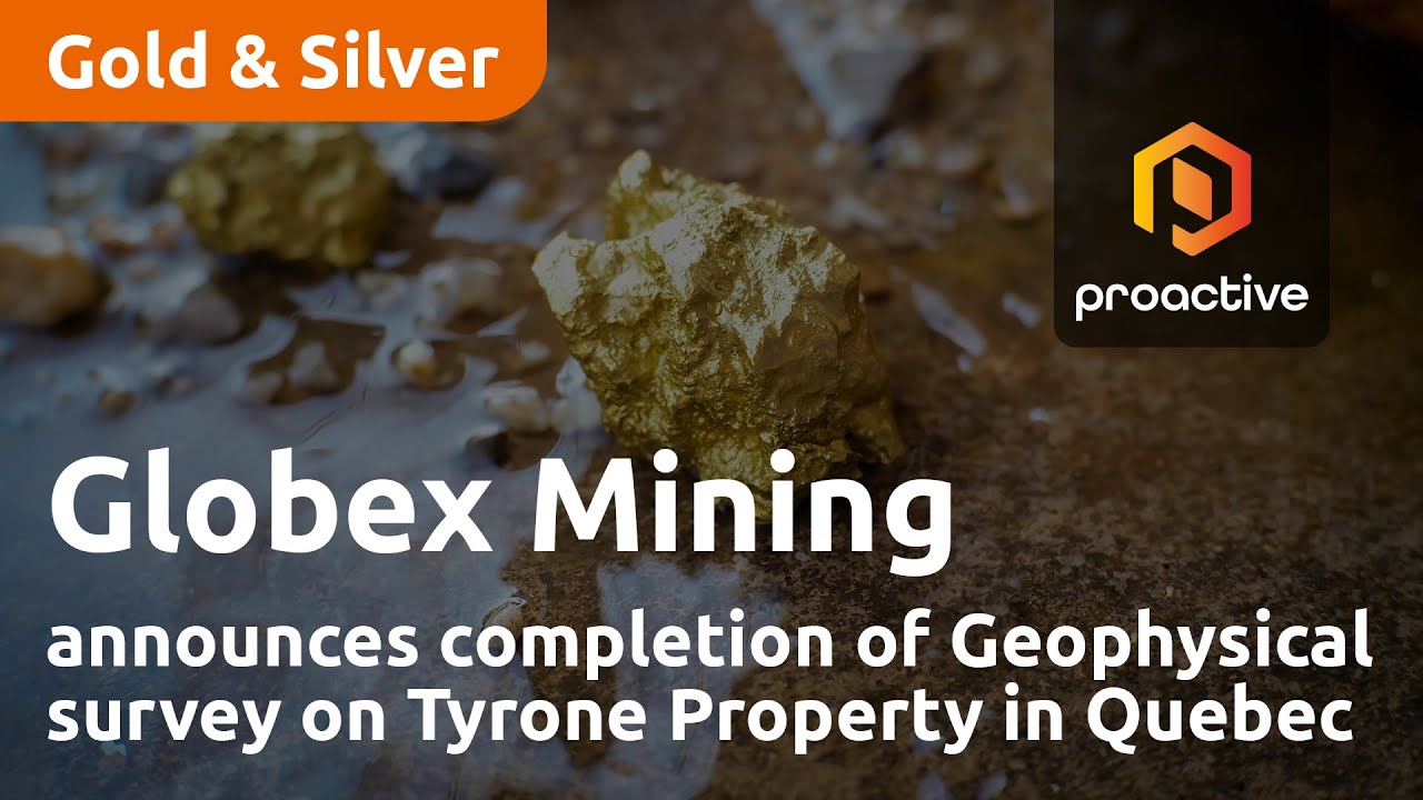 Globex Mining announces completion of geophysical survey on Tyrone Property in Quebec - YouTube