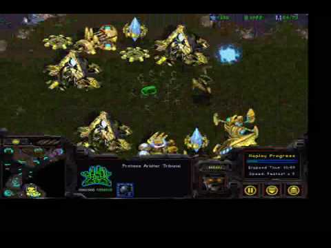 StarCraft Protoss Arbiter Rush - YouTube
