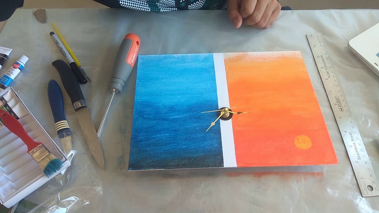 Quarantine Project 2: Wall Clock. Day and Night - YouTube