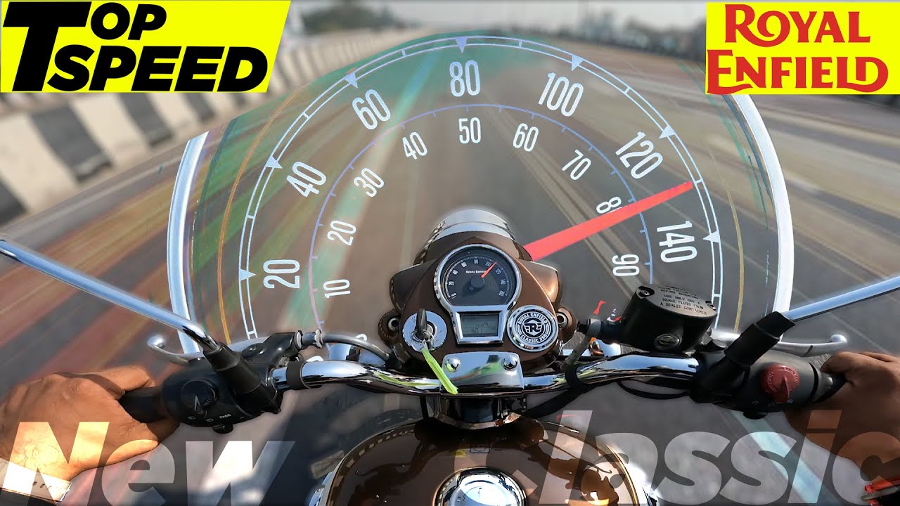 2025 Royal Enfield Classic 350 Bs7 Top speed test 😱🤯 | kitna bhagti h ...