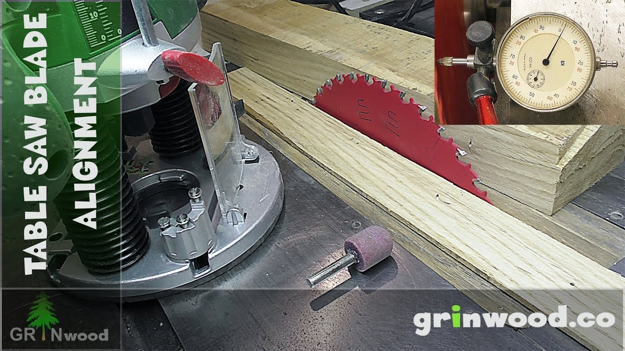 🟢 Table Saw Alignment for Perfect Clean Cuts - YouTube