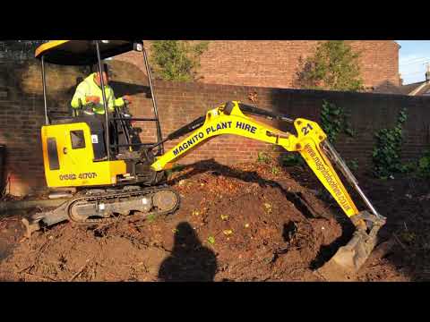 How to Operate a Mini-Excavator Mini Excavator Controls - YouTube