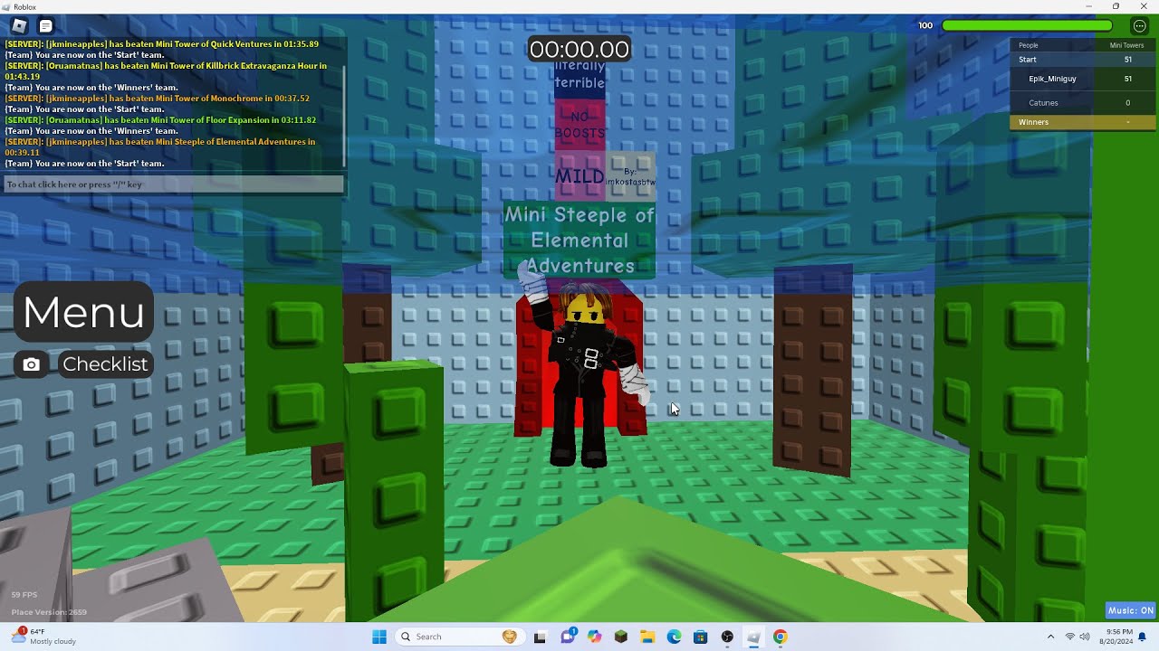 Mini Steeple of Elemental Adventures, location + playthrough, KMTM ...