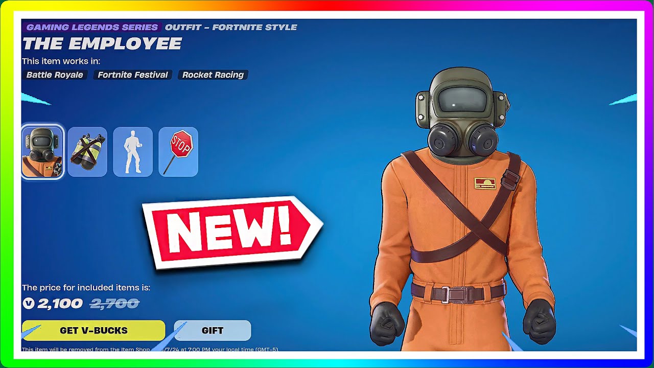 Fortnite Shop *NEW* Lethal Company (The Employee) Bundle & Jing Crew ...