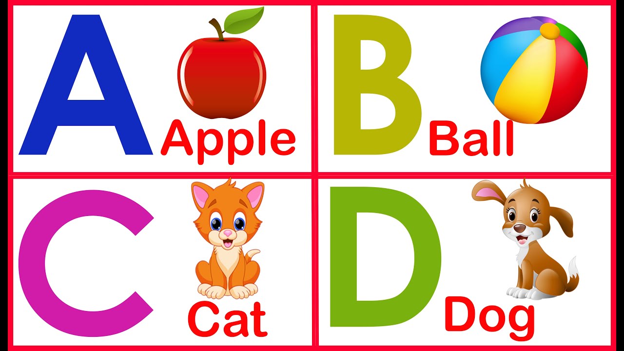 ABCD ALPHABETS FOR KIDS | BASIC ENGLISH ALPHABETS FOR TODDLERS - YouTube