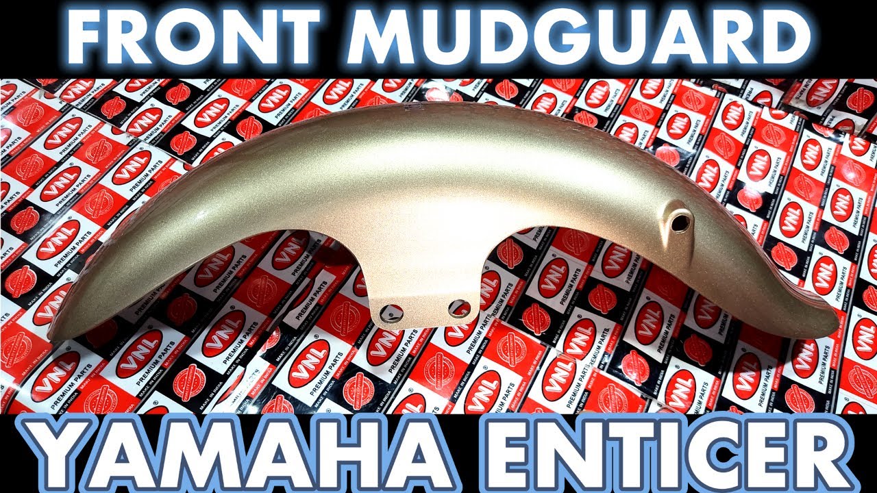 Front Mudguard Yamaha ENTICER - YouTube