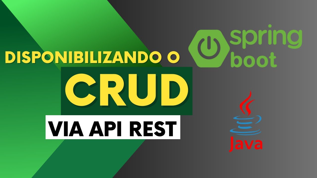 DISPONIBILIZAR OPERAÇÕES CRUD VIA API REST SPRING BOOT - YouTube