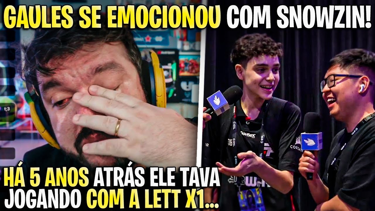 GAULES SE EMOCIONA MOSTRANDO COMEÇO DO SNOWZIN NO CS!🔥 - YouTube