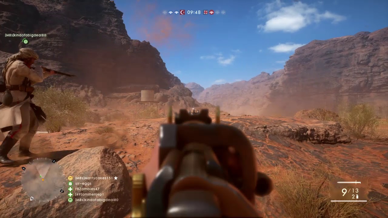 Battlefield 1: Iron Sights vs Scope - YouTube