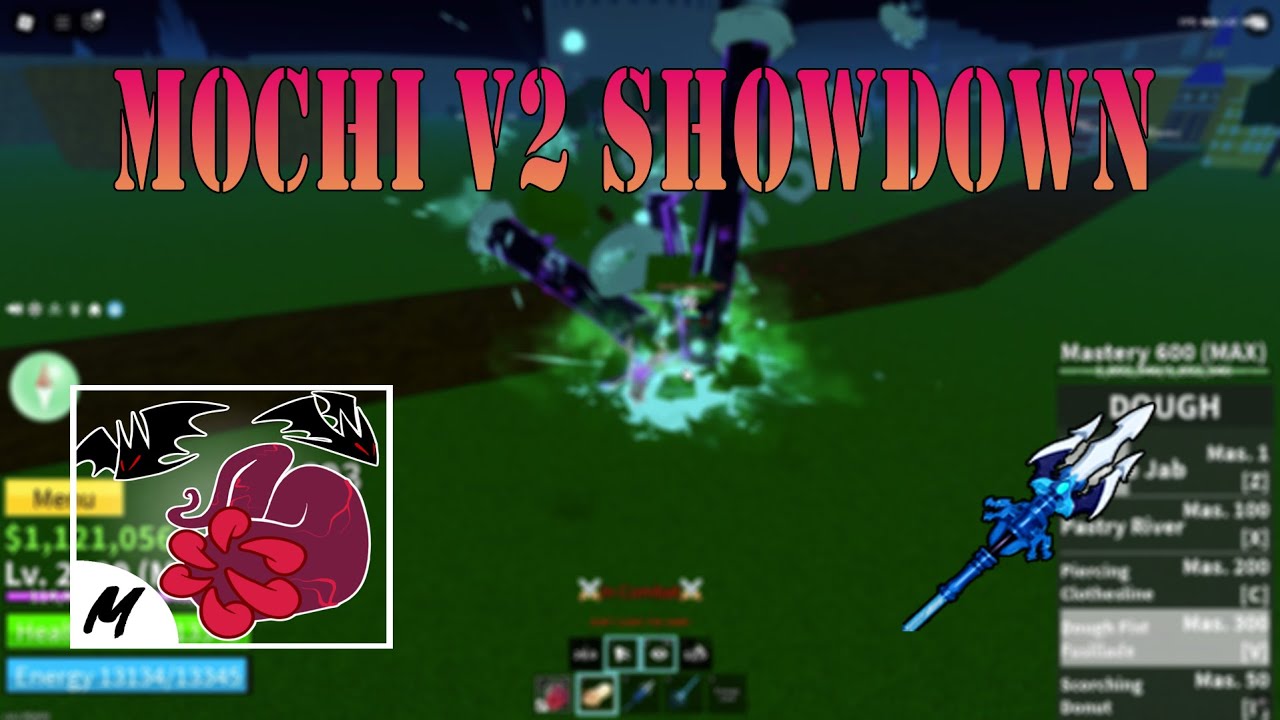 Blox Fruit Combo Mochi v2 Sanguine art Dragon trident PvP Showdown ...