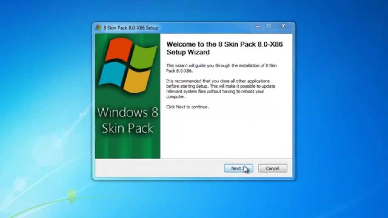 Latest Windows 8 transformation pack - YouTube