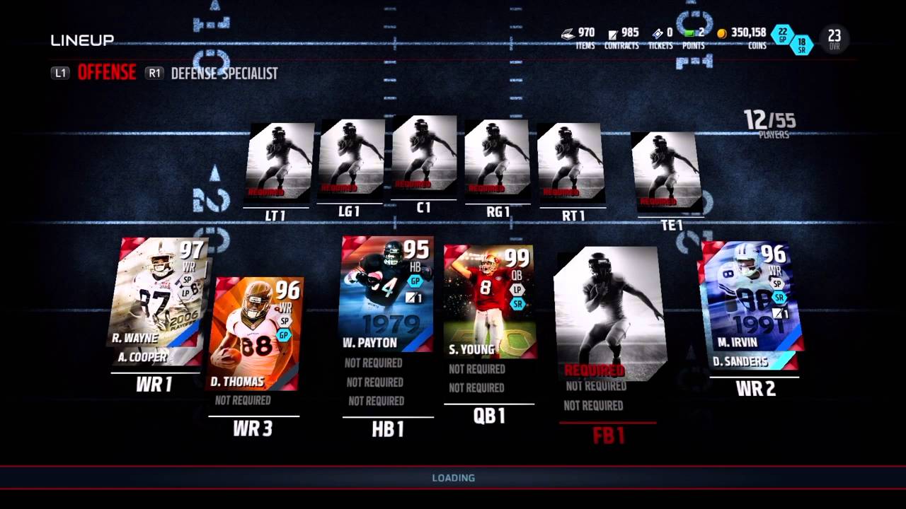 MADDEN 16 LINEUP UPDATE/INTRO - YouTube